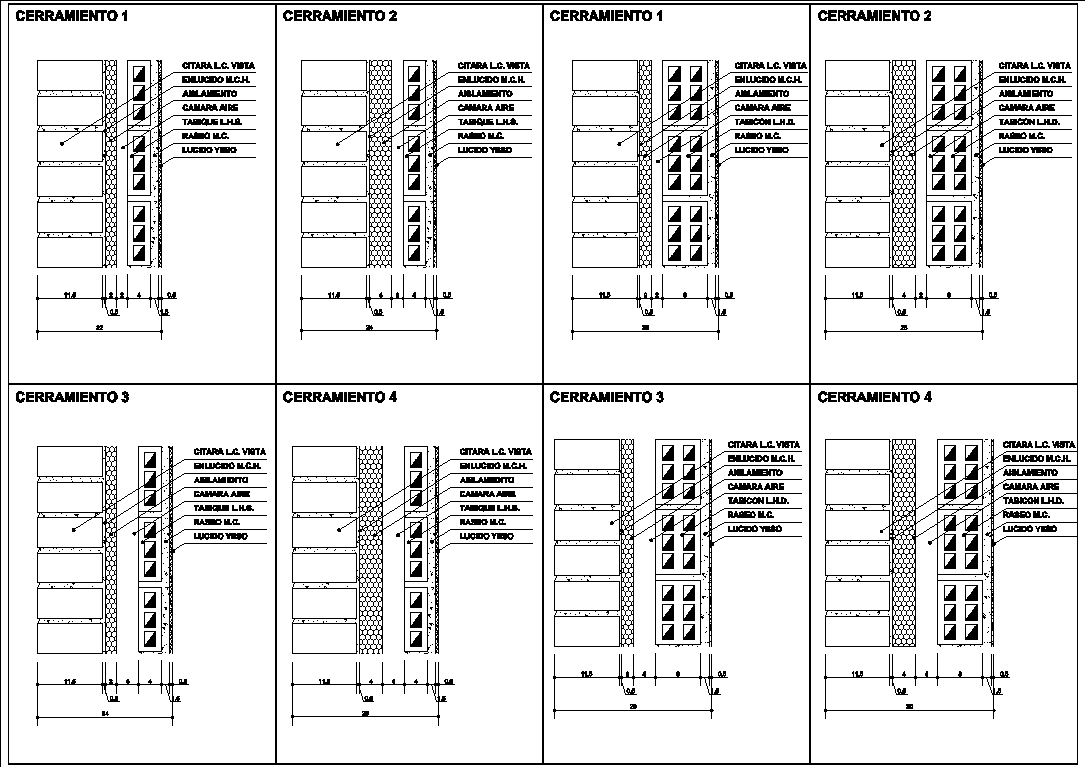 Wall insulation in AutoCAD | CAD download (323.35 KB) | Bibliocad