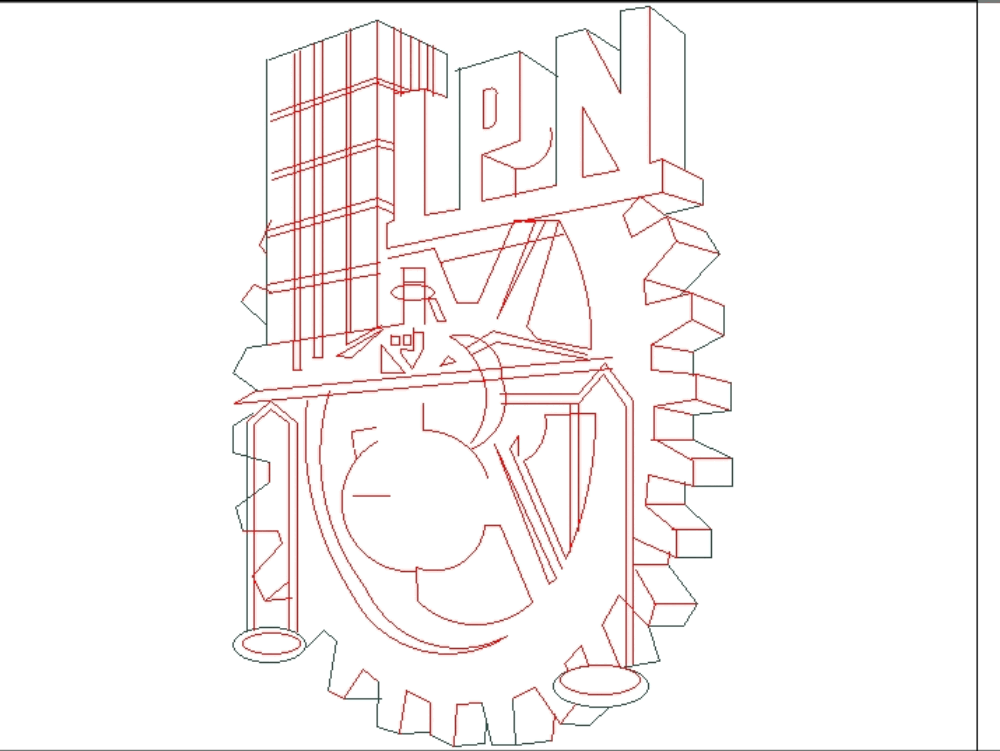 Ipn - mexico in AutoCAD | Download CAD free (14.31 KB) | Bibliocad
