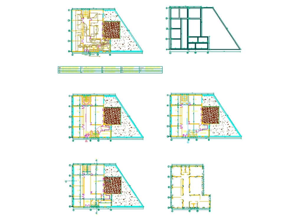 Plans de maternelle dans AutoCAD | Téléchargement CAD (1003.39 KB) | Bibliocad
