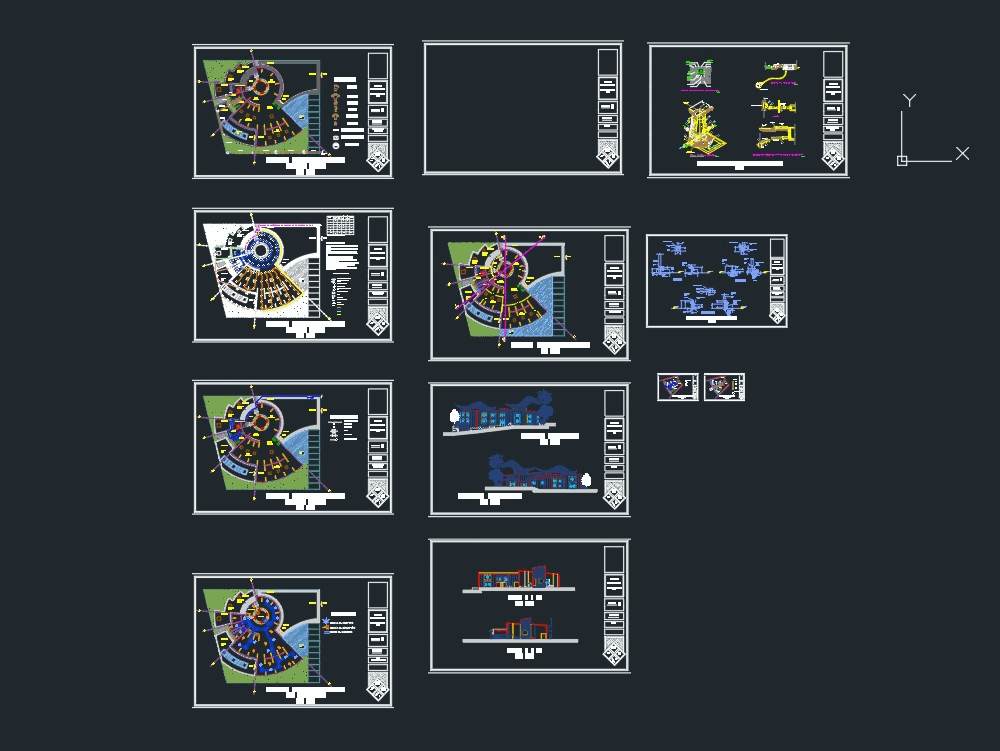 Galerìa de arte en AutoCAD | Descargar CAD (2.6 MB) | Bibliocad