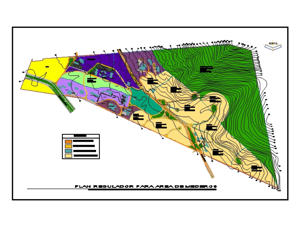 Campus mederos de la uanl (mexico) en AutoCAD | CAD (719.87 KB) | Bibliocad