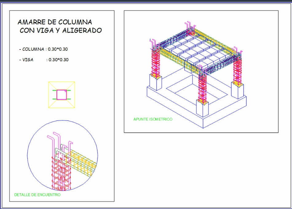 Confinamiento de columnas en AutoCAD | Descargar CAD (568.36 KB ...