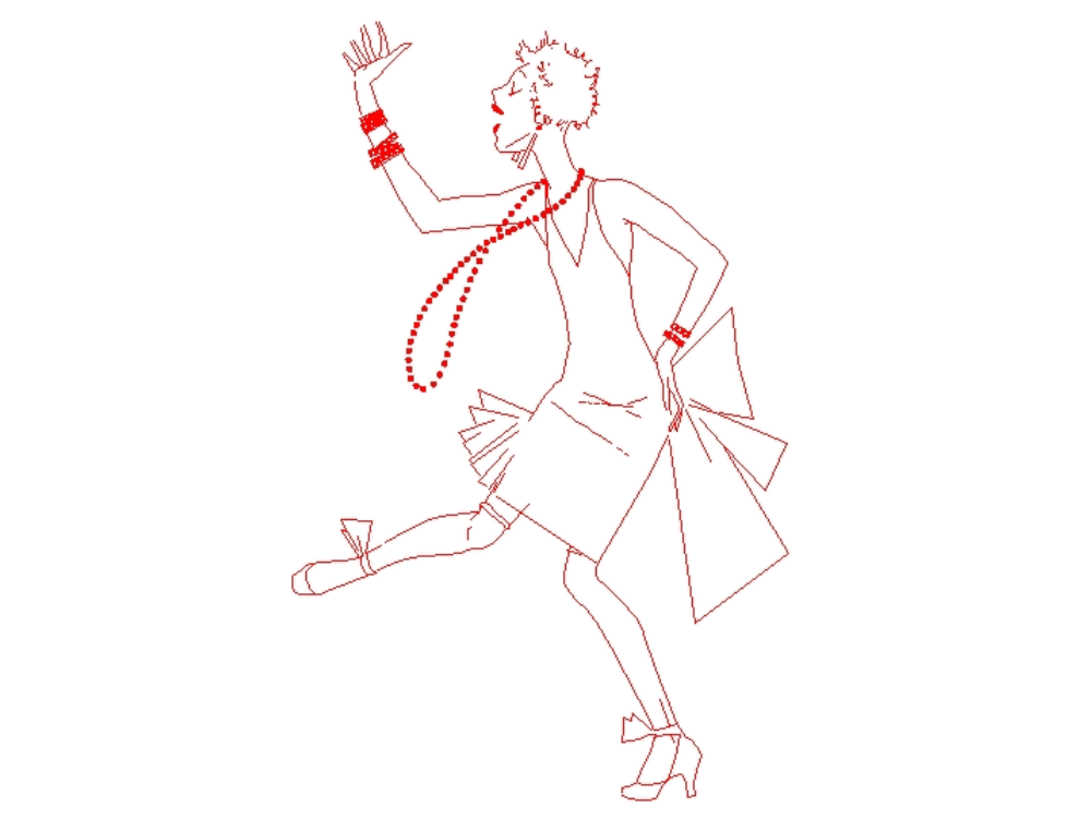 Flapper en AutoCAD | Descargar CAD (68.95 KB) | Bibliocad