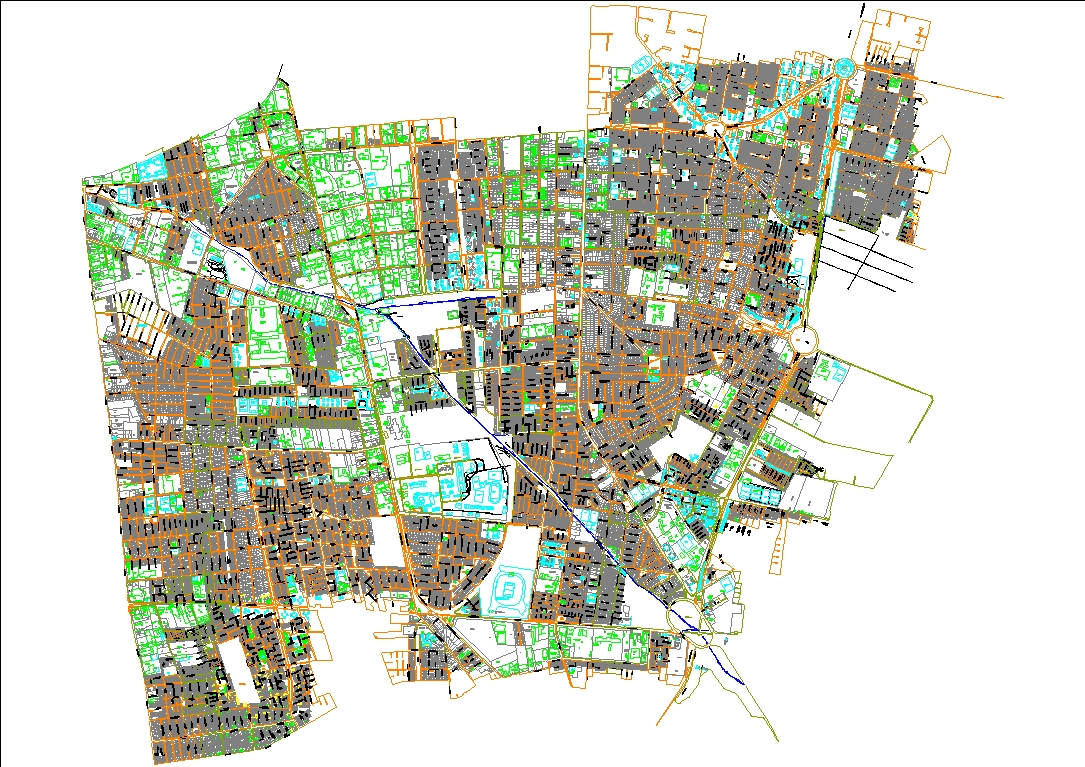 Comunas de macul y san juaquín - en AutoCAD | CAD (3.79 MB) | Bibliocad