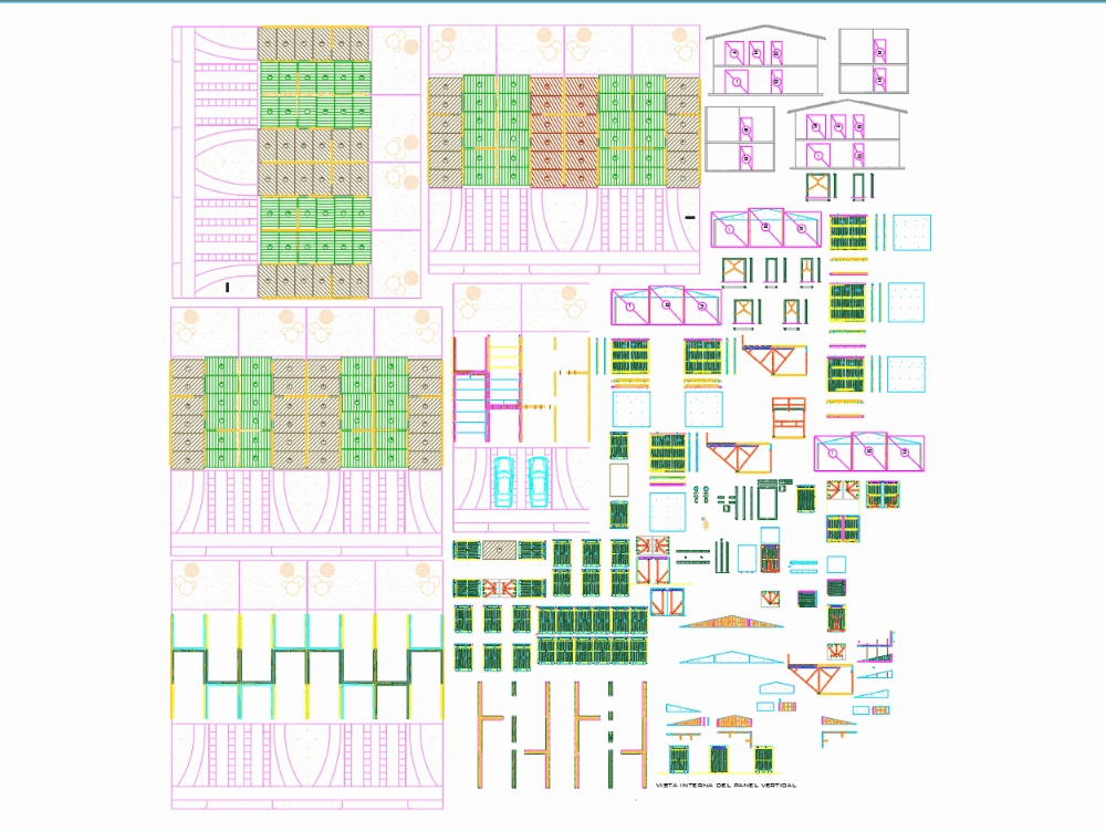 Cofragem em AutoCAD | Baixar CAD Grátis (1.37 MB) | Bibliocad