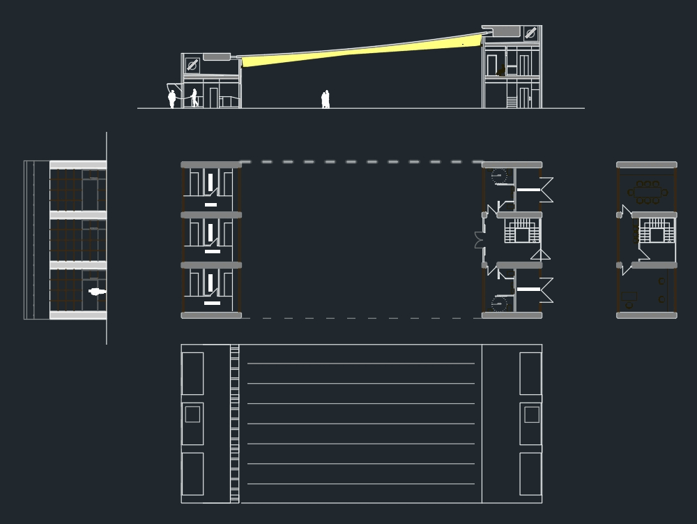 Covered market in AutoCAD | CAD download (123.04 KB) | Bibliocad