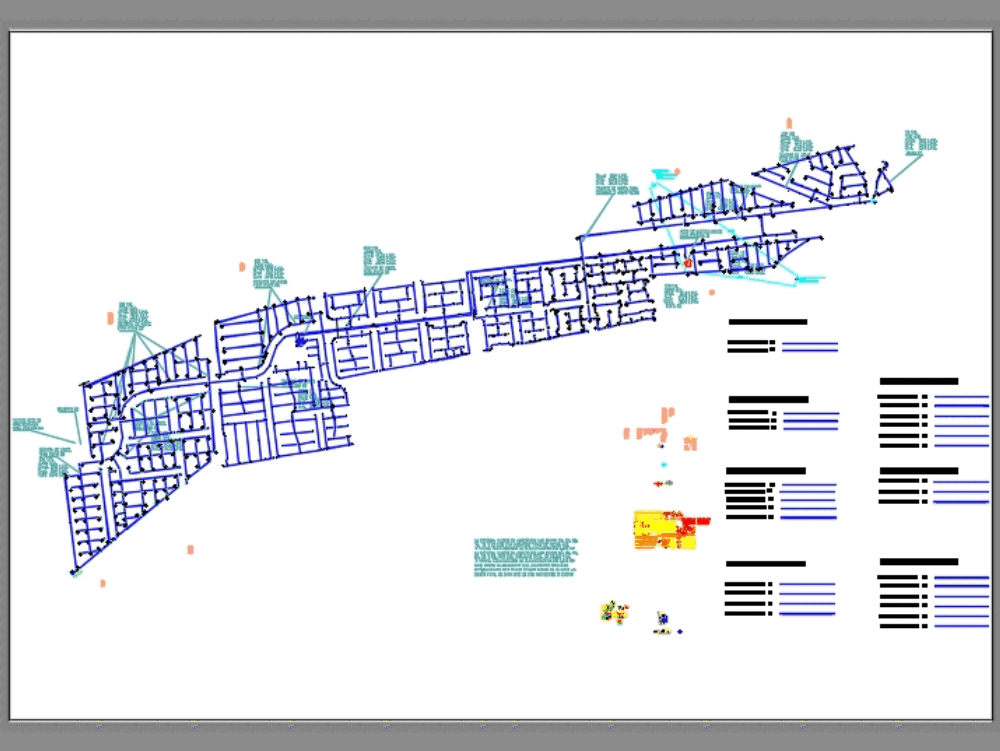 Red de agua potable en un fraccionamiento (4.06 MB) | Bibliocad