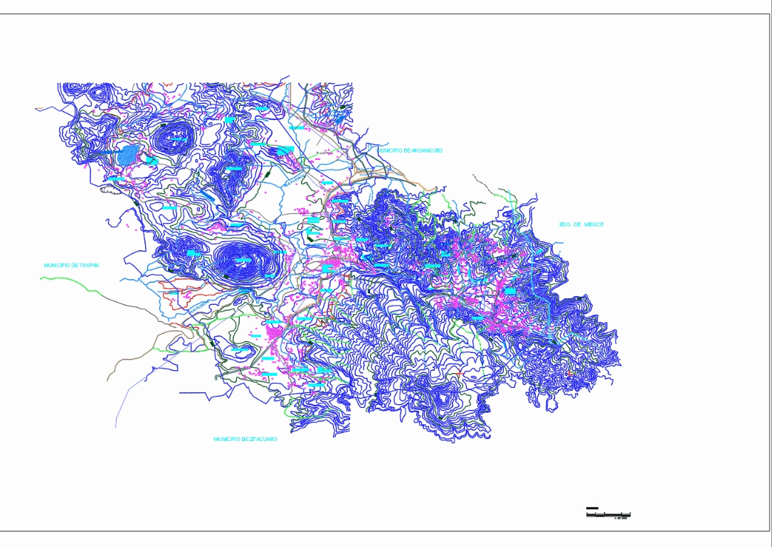 Mapa cd. hidalgo michoacan en AutoCAD | CAD (902.81 KB) | Bibliocad