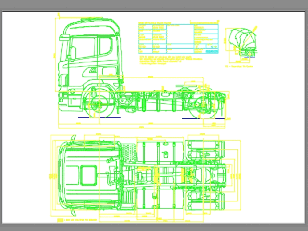Scania en AutoCAD | Descargar CAD (451.87 KB) | Bibliocad