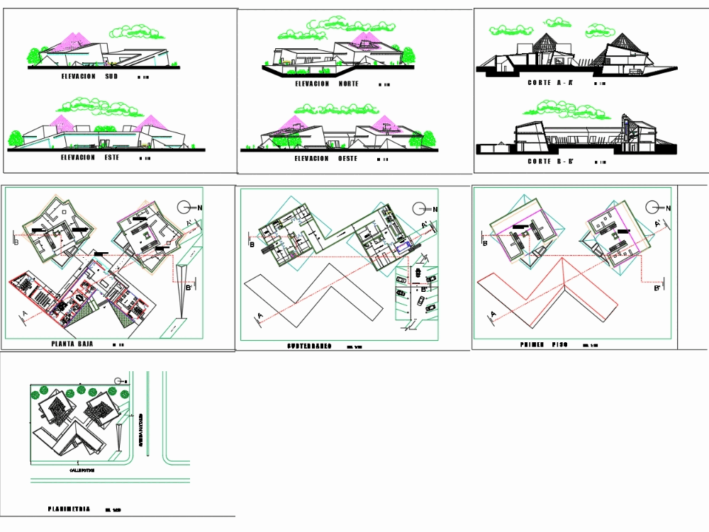 Decorative art museum in AutoCAD | CAD download (1.37 MB) | Bibliocad