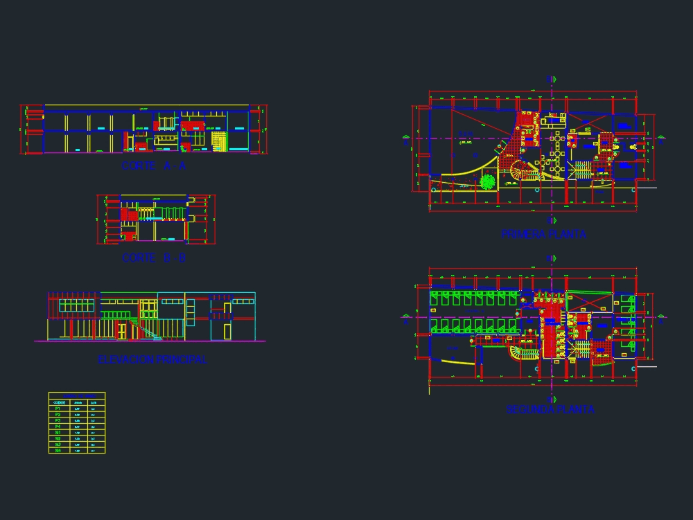 Police station in AutoCAD | CAD download (242.5 KB) | Bibliocad