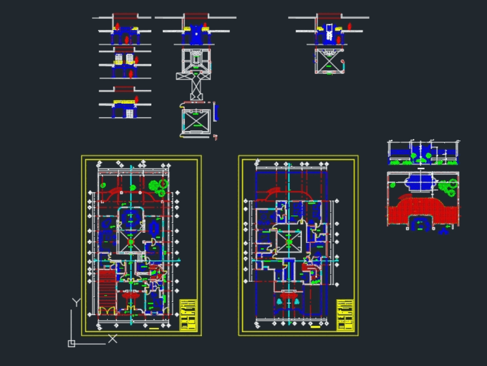 Lieu d'habitation dans AutoCAD | Téléchargement CAD gratuit (486.61 KB) | Bibliocad