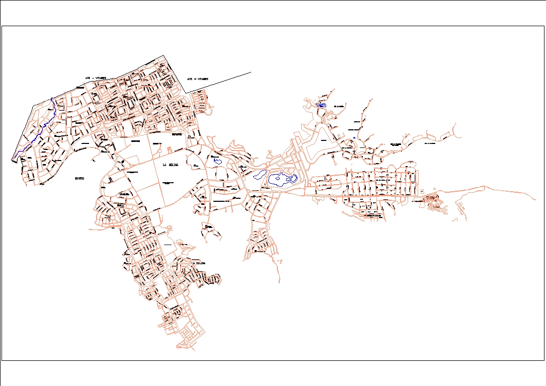 Plano de la molina - peru en AutoCAD | Descargar CAD gratis (483.92 KB ...