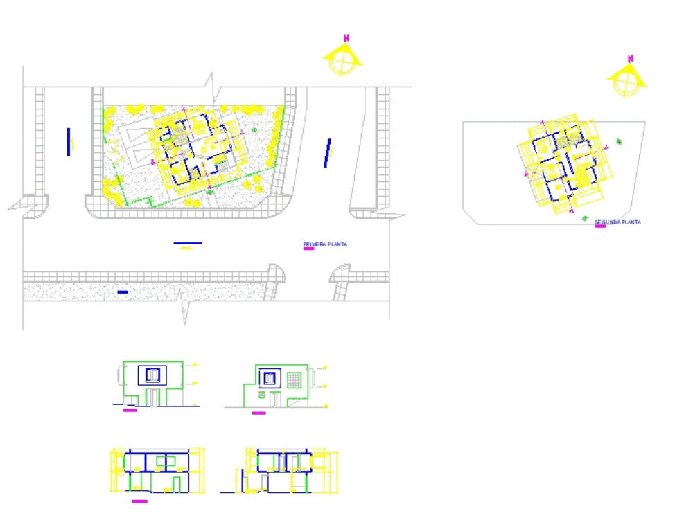 Lieu d'habitation dans AutoCAD | Téléchargement CAD (175.78 KB) | Bibliocad