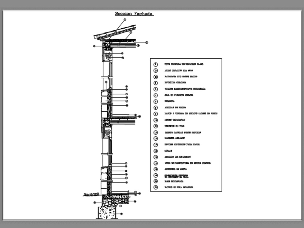 Corte por fachada en AutoCAD | Descargar CAD (167.99 KB) | Bibliocad