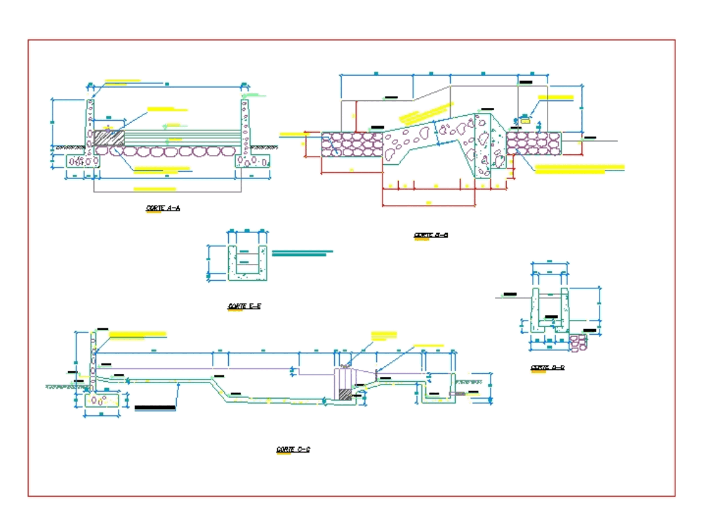 Bocatoma en AutoCAD | Descargar CAD (332.52 KB) | Bibliocad