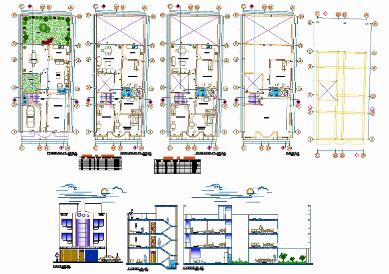 Comércio De Projetos Habitacionais Em Autocad Cad 1 08 Mb Bibliocad