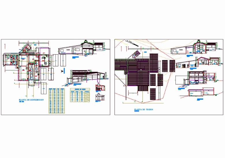 Sugar industry - building in AutoCAD | CAD download (984.3 KB) | Bibliocad