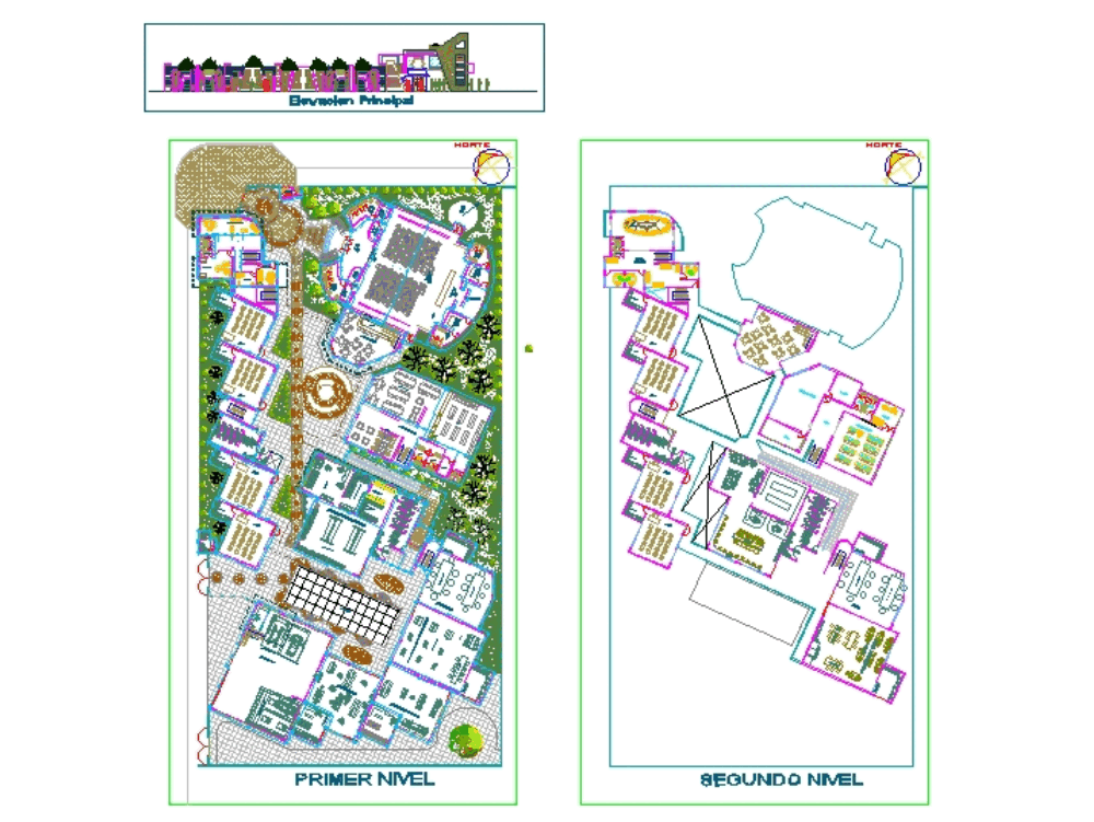 Cultural Center In Autocad Download Cad Free 1 46 Mb Bibliocad