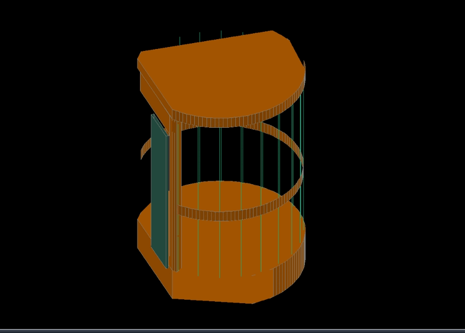 Ascensor panoramico en AutoCAD | Descargar CAD (29.91 KB) | Bibliocad