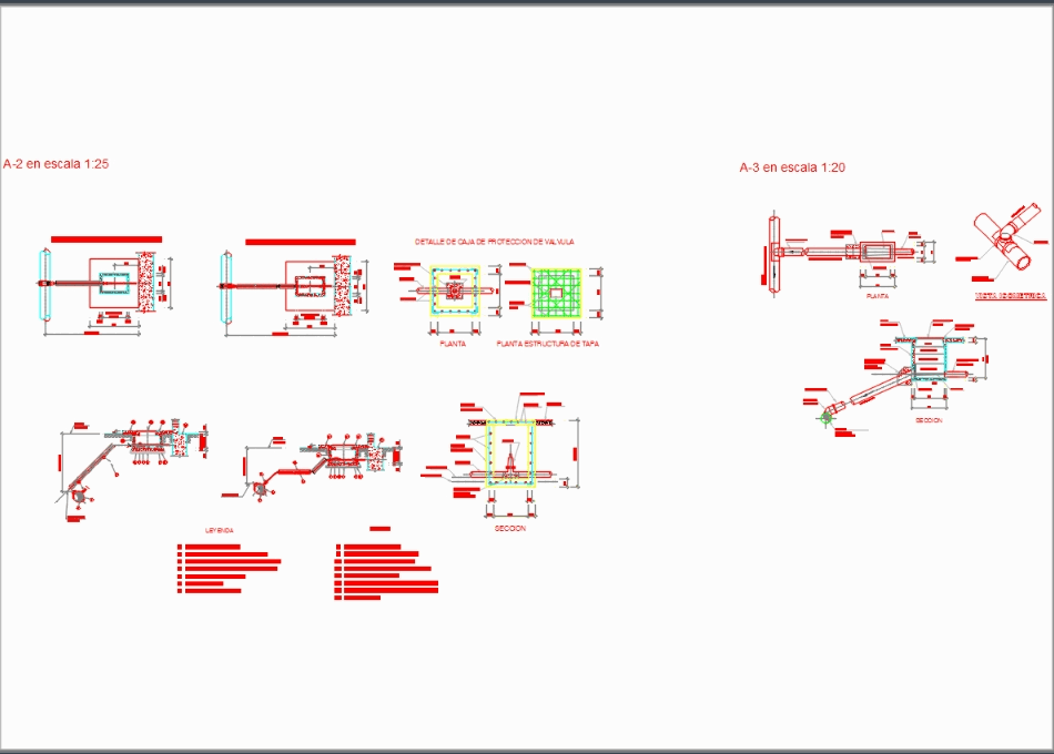 Water connection details in AutoCAD | CAD download (192.63 KB) | Bibliocad