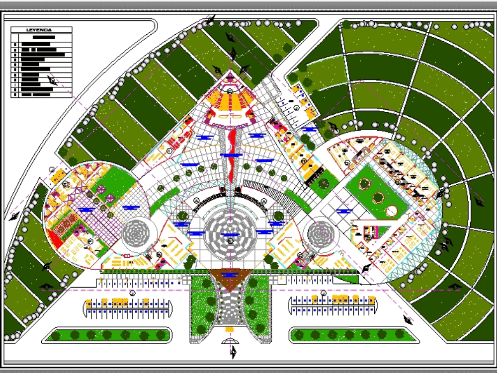 Livestock research center in AutoCAD | CAD download (2.62 MB) | Bibliocad
