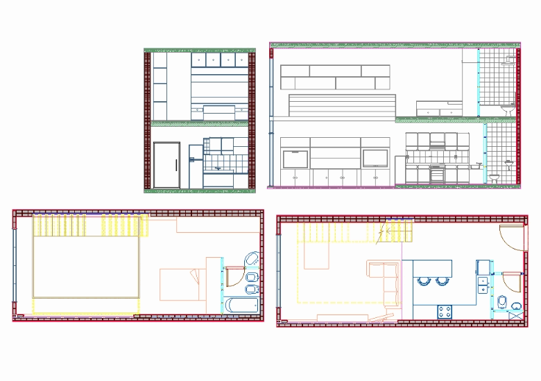 Loft in AutoCAD | CAD download (222.72 KB) | Bibliocad