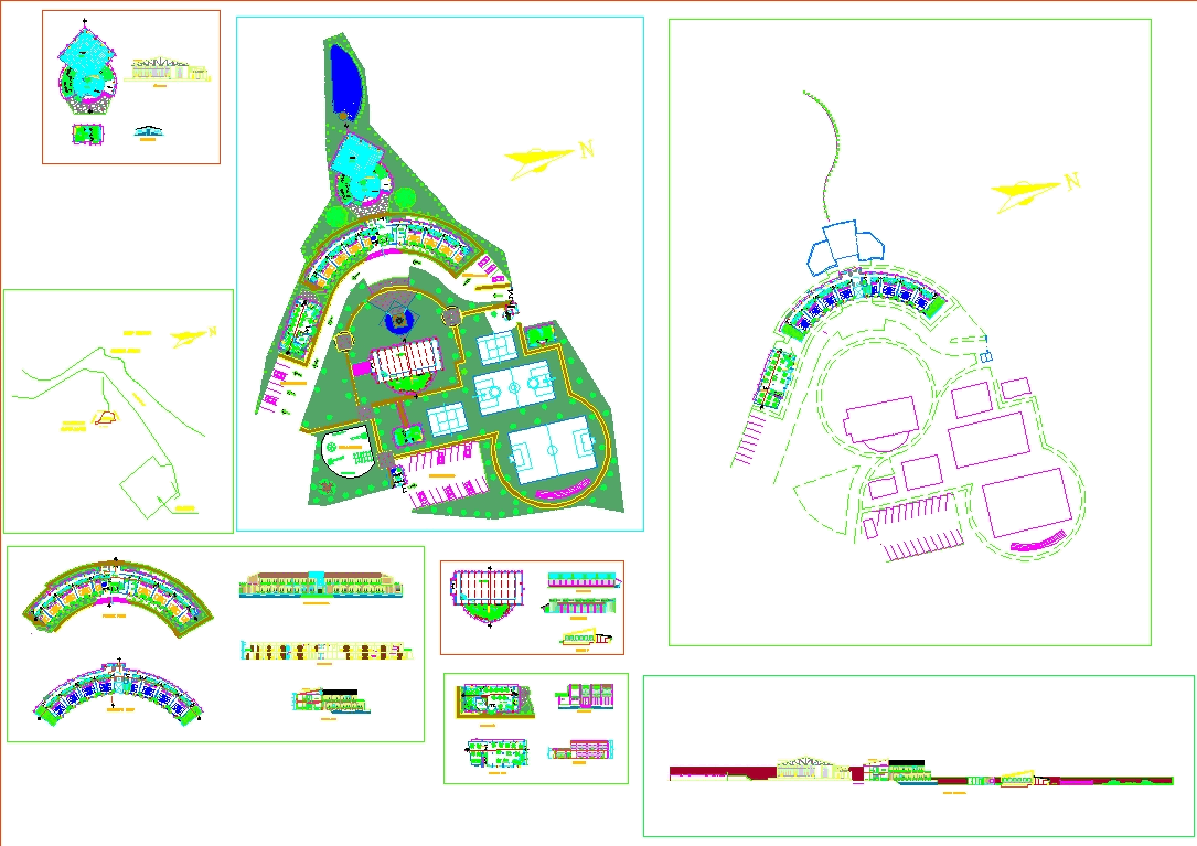Club proyecto en AutoCAD | Descargar CAD (3.13 MB) | Bibliocad