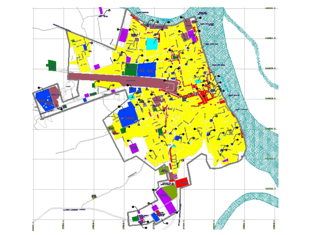 Ciudad de yurimaguas en AutoCAD | Descargar CAD gratis (633.19 KB ...
