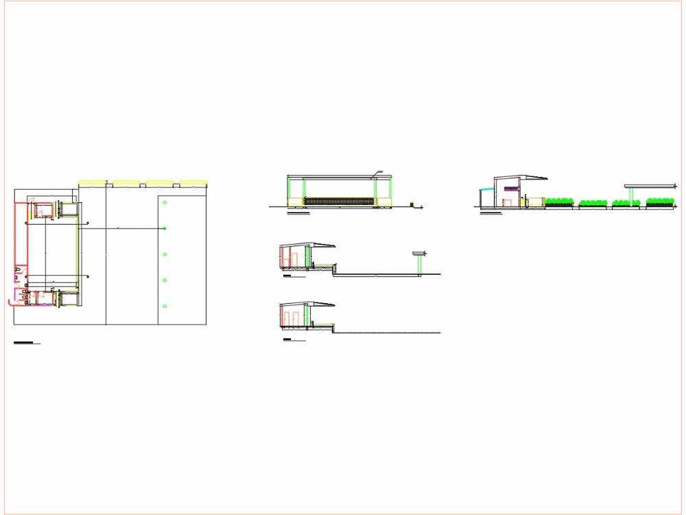 Escenario al aire libre en AutoCAD | Descargar CAD (669.92 KB) | Bibliocad