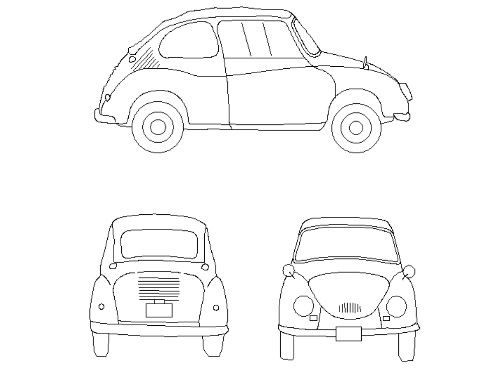 Carro Em Autocad Baixar Cad Grátis 325 62 Kb Bibliocad