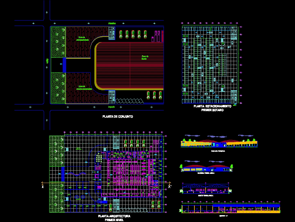Centro Comercial Em Autocad Baixar Cad 903 71 Kb Bibliocad