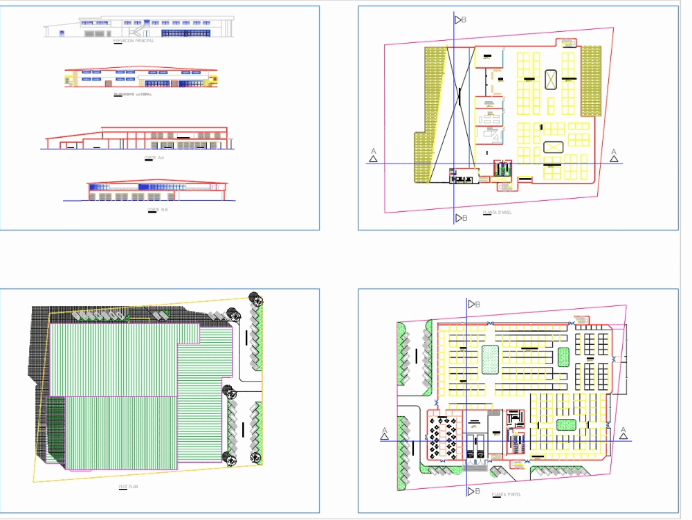 Comércio Mercado Em Autocad Baixar Cad Grátis 457 11 Kb Bibliocad