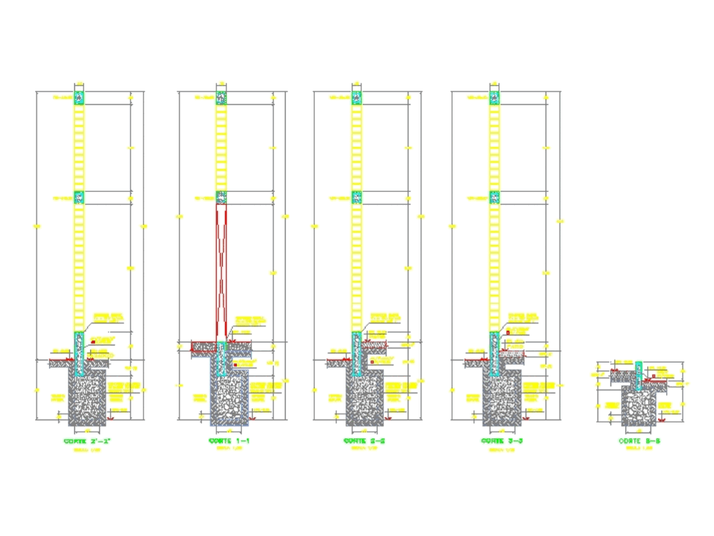 Detalles de cimiento y sobrecimiento (474.08 KB) | Bibliocad