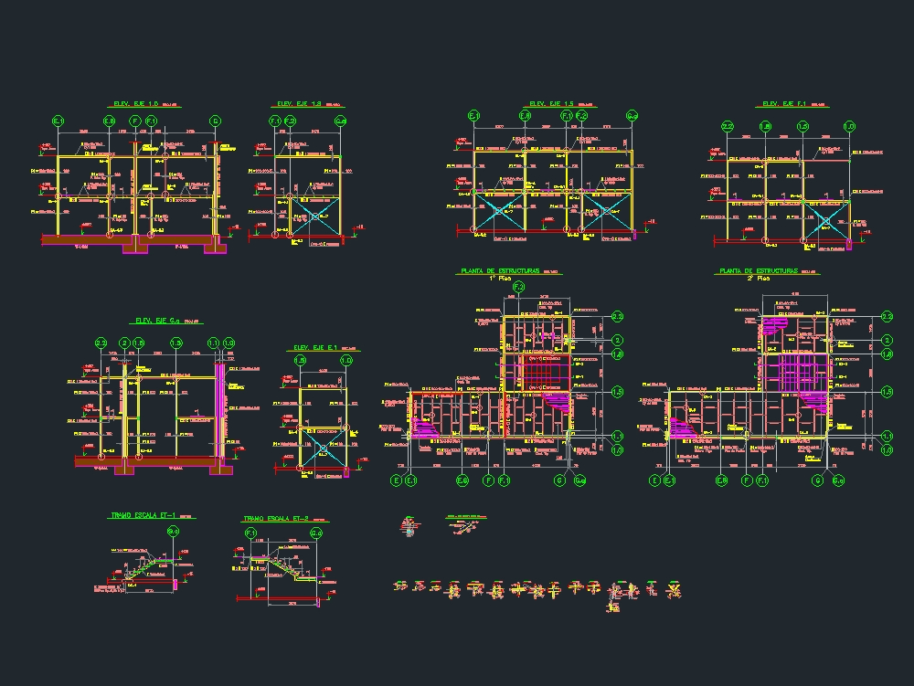 Cave - détails structurels dans AutoCAD | CAD (1.12 MB) | Bibliocad