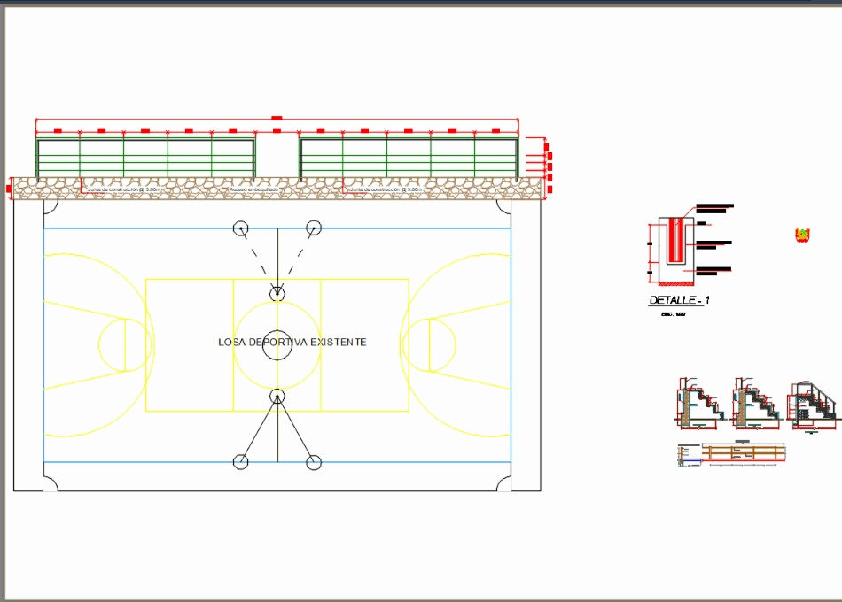 Detalle De Gradas Metalicas En AutoCAD Librería CAD, 57% OFF