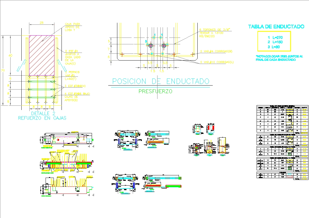 Detalles de trabes t invertidas en AutoCAD | CAD (398.97 KB) | Bibliocad