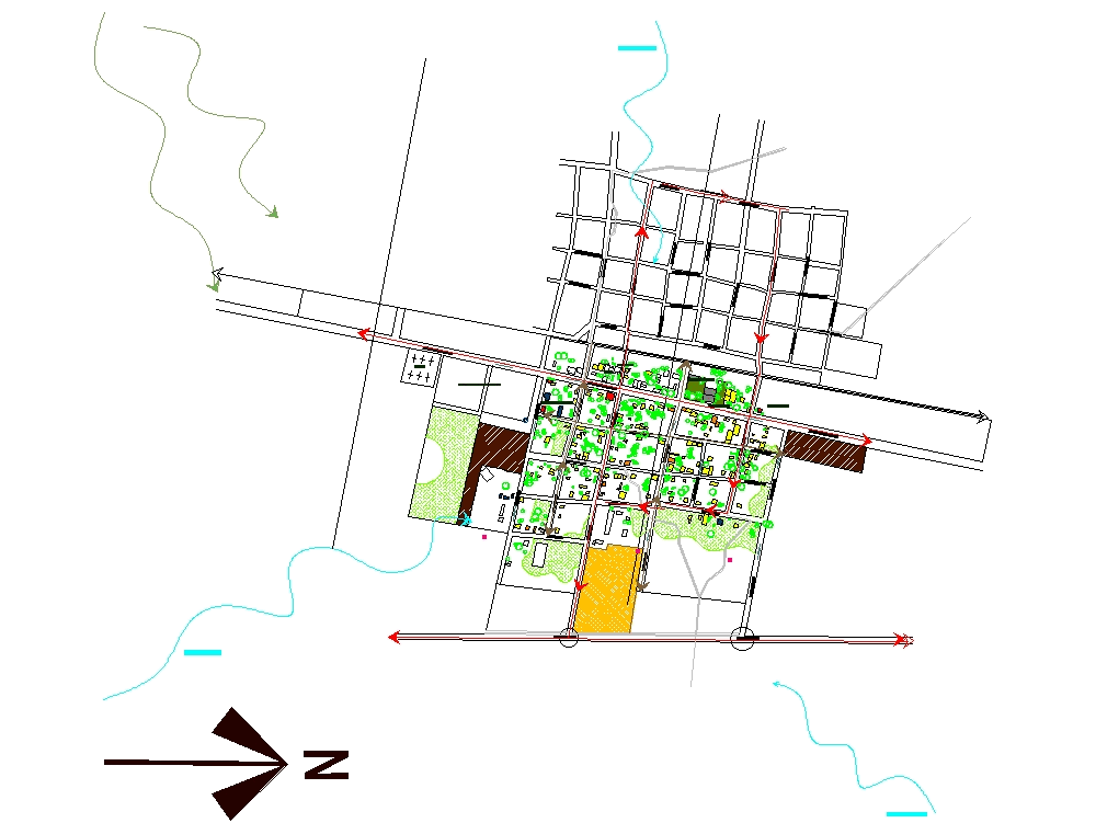 Plano de samalayuca en AutoCAD | Descargar CAD gratis (1.76 MB) | Bibliocad
