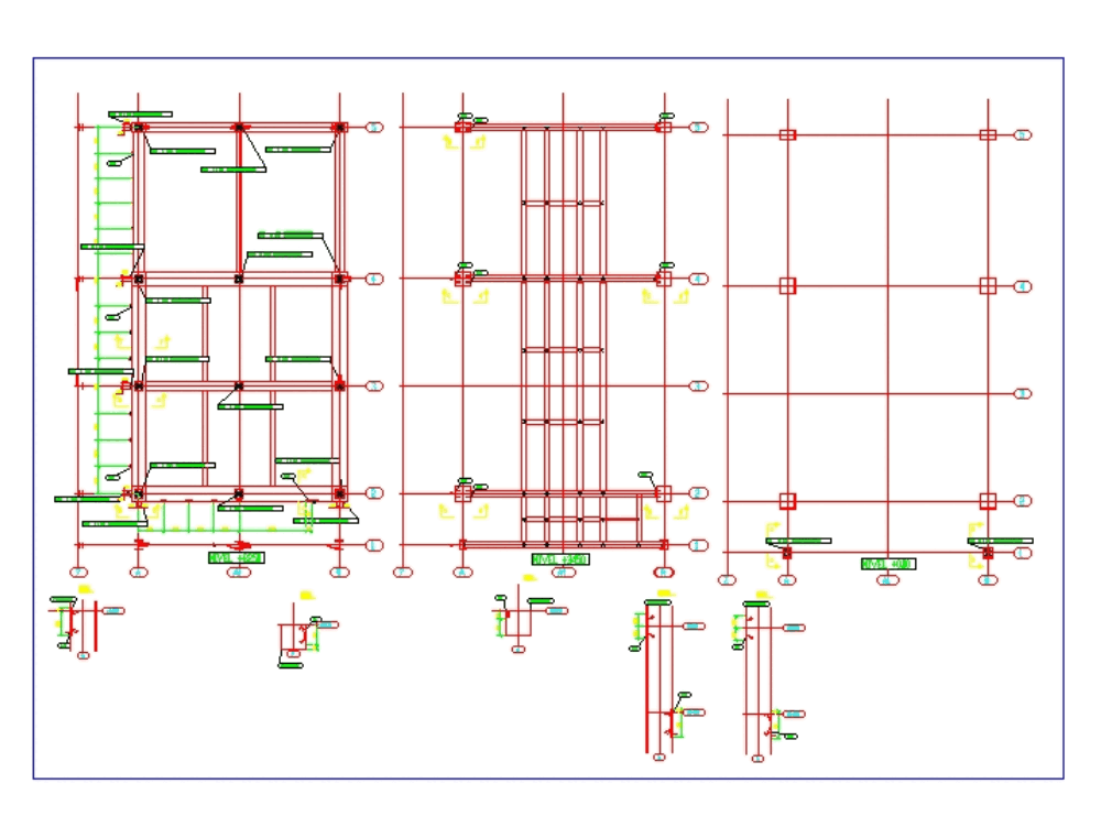 Steel structure - details in AutoCAD | CAD download (909.77 KB) | Bibliocad