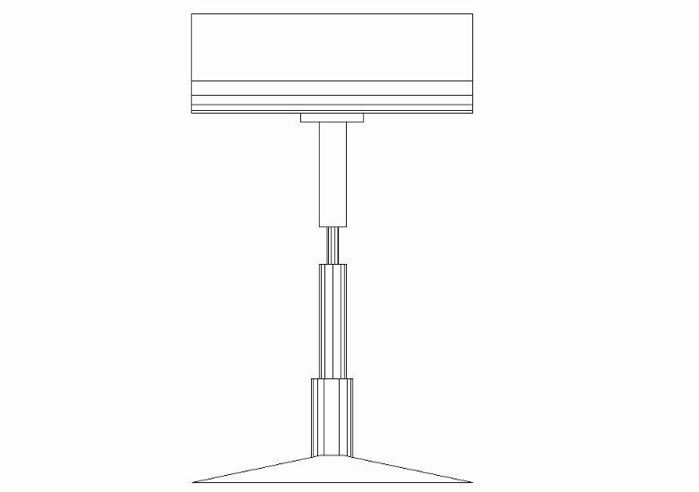 Adjustable bench in AutoCAD | Download CAD free (8.96 KB) | Bibliocad