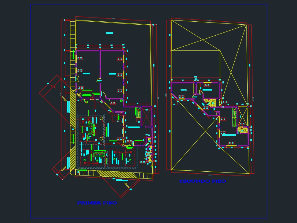Service station in AutoCAD | CAD download (473.09 KB) | Bibliocad