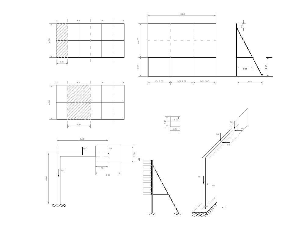 Cartel publicitario en AutoCAD | Descargar CAD (29.84 KB) | Bibliocad