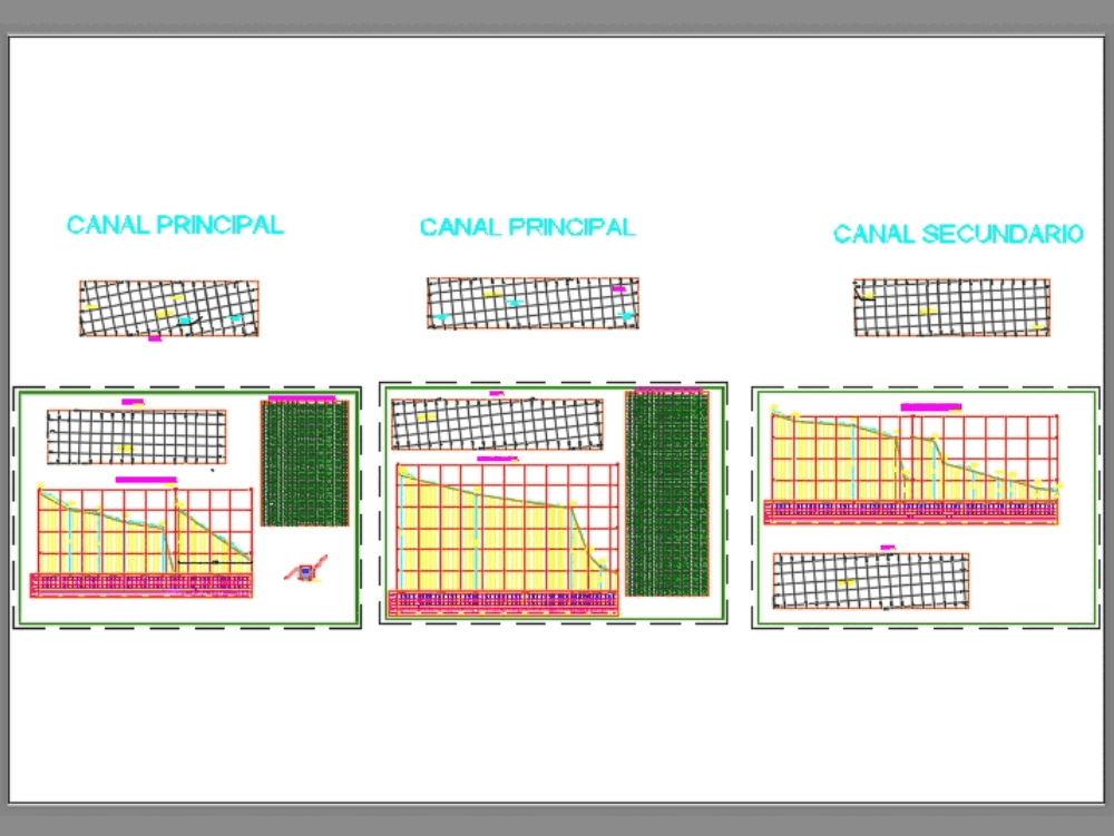Perfiles de canales en AutoCAD | Descargar CAD gratis (202.35 KB) | Bibliocad