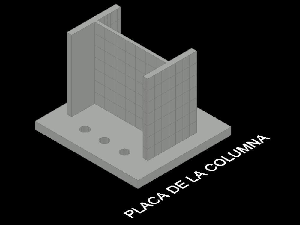 Placas de union en AutoCAD | Descargar CAD gratis (143.65 KB) | Bibliocad