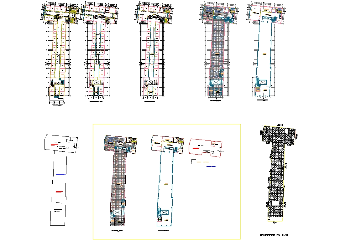 Galeria Comercial En Autocad Descargar Cad 4 16 Mb Bibliocad