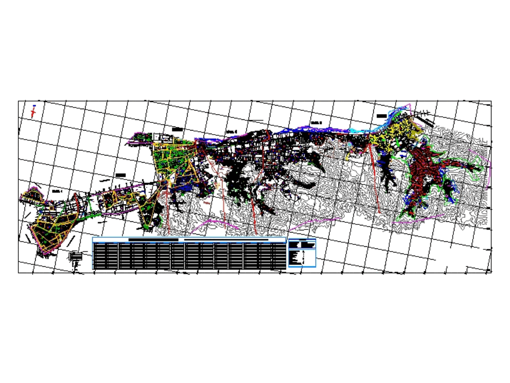 Plano general del distrito de ate - vitarte (7.6 MB) | Bibliocad