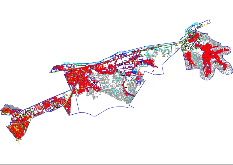 Plano distrital de ate en AutoCAD | Descargar CAD gratis (10.8 MB ...