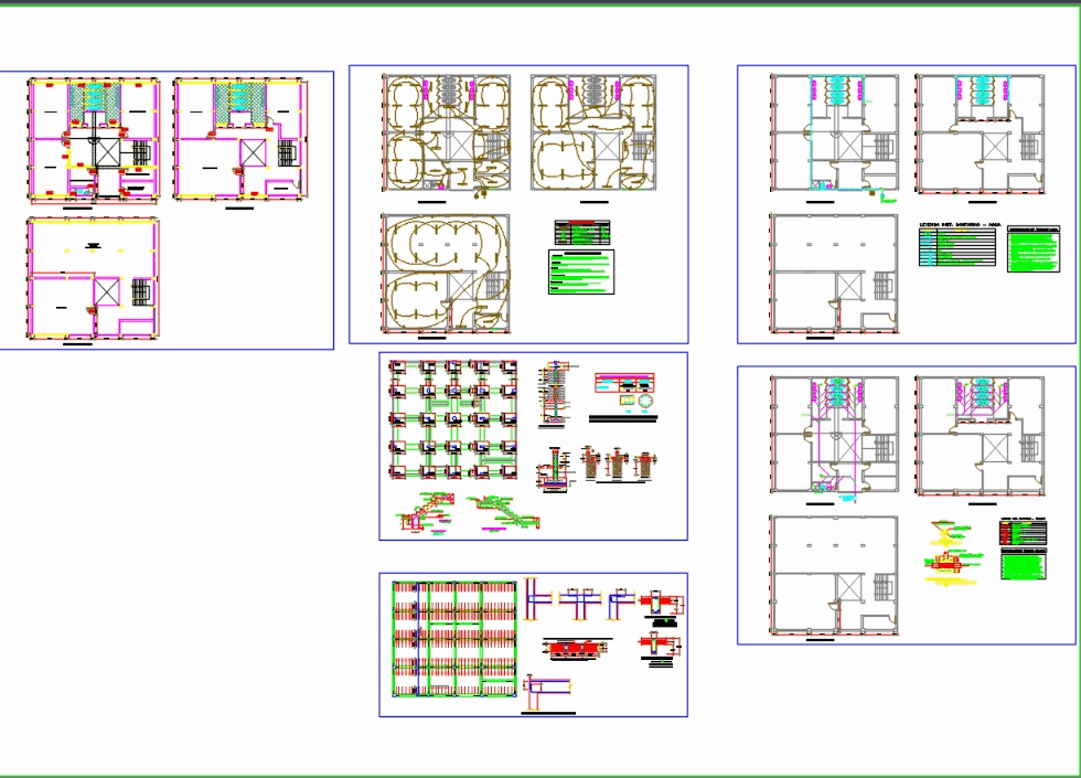 Training center in AutoCAD | CAD download (450.14 KB) | Bibliocad