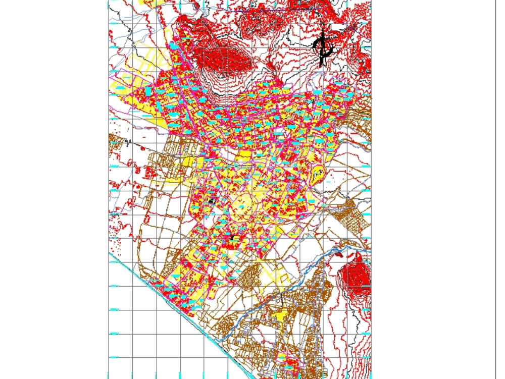 Plano trujillo en AutoCAD | Descargar CAD gratis (2.35 MB) | Bibliocad