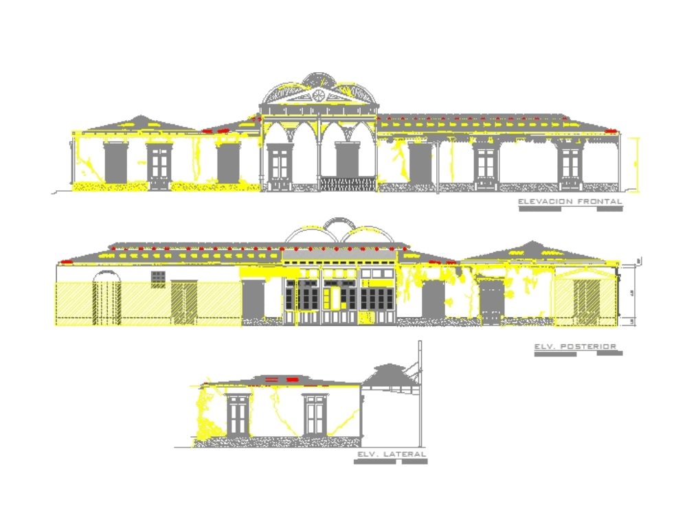 Casona cassanova - tacna en AutoCAD | Descargar CAD gratis (2.47 MB ...